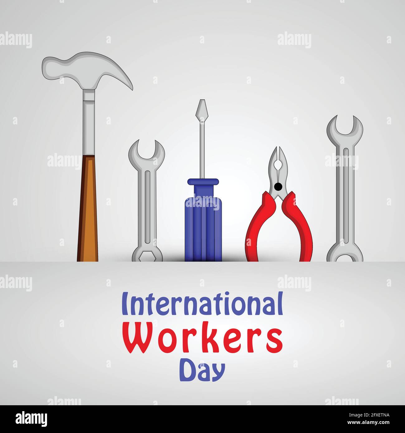 Worker's Day background Stock Vector Image & Art - Alamy