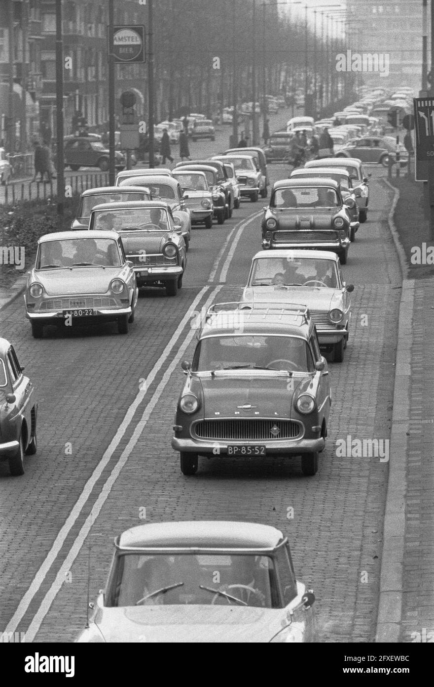 Tourist invasion at Bergh border crossing on Good Friday, 27 March 1964 ...