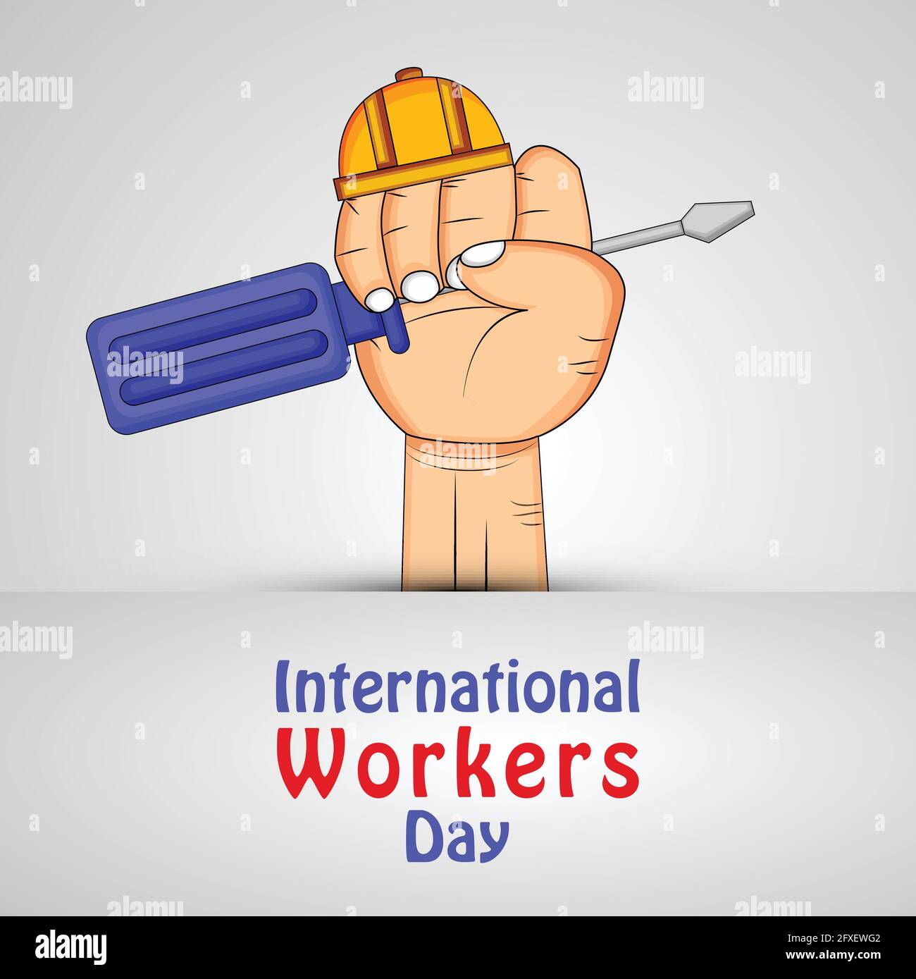 Worker's Day background Stock Vector Image & Art - Alamy