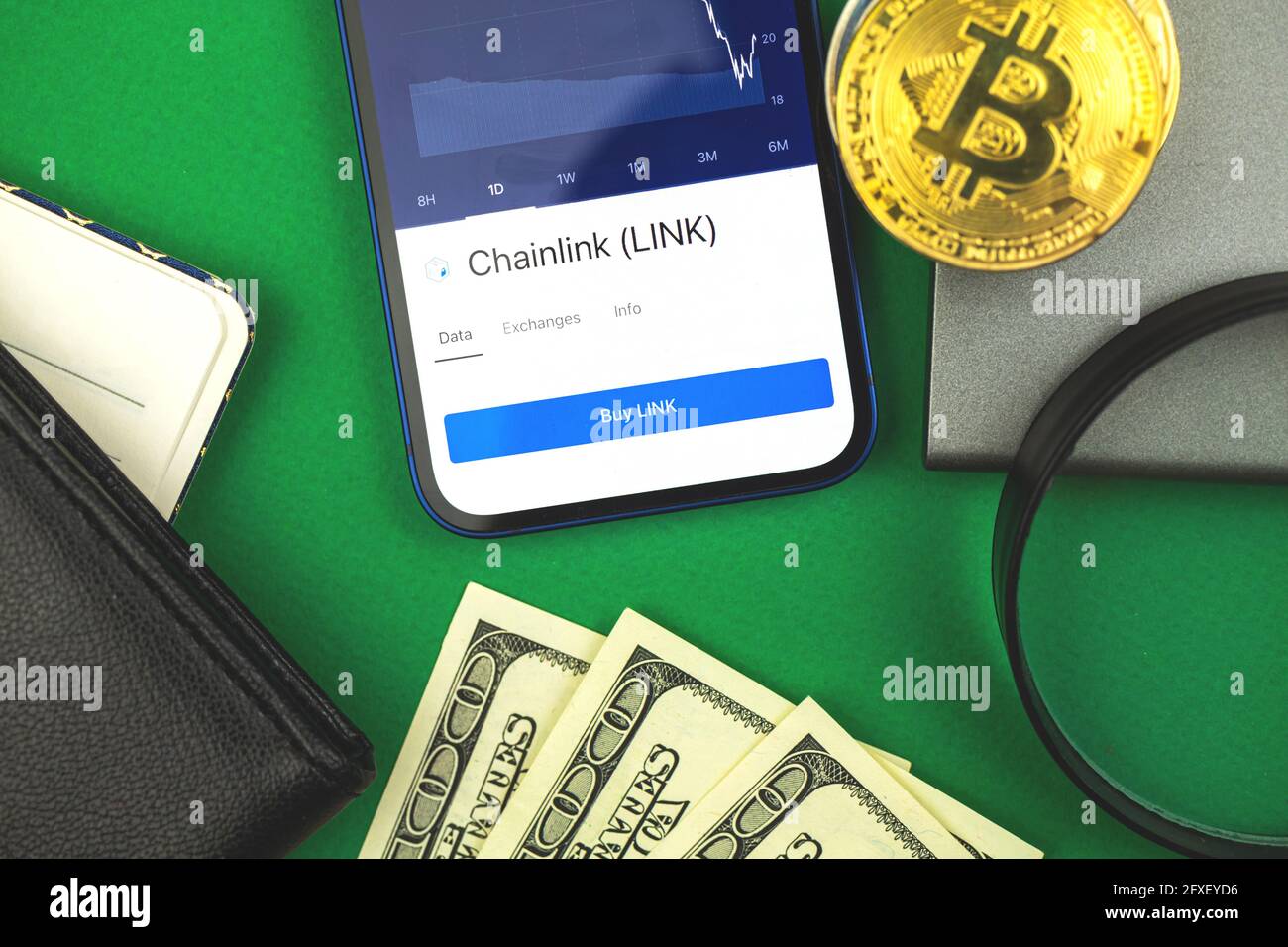 Buy and sell Chainlink LINK crypto currency with your mobile phone ...