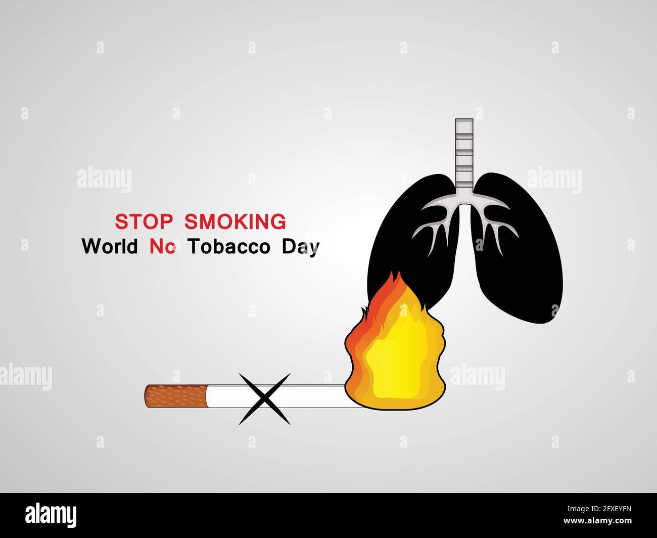 World No Tobacco Day background Stock Vector Image & Art - Alamy