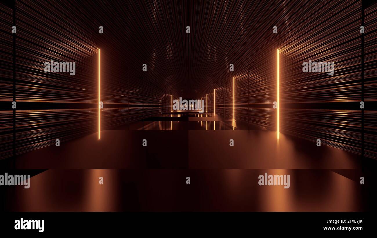 3D rendering of a futuristic bright portal background Stock Photo - Alamy