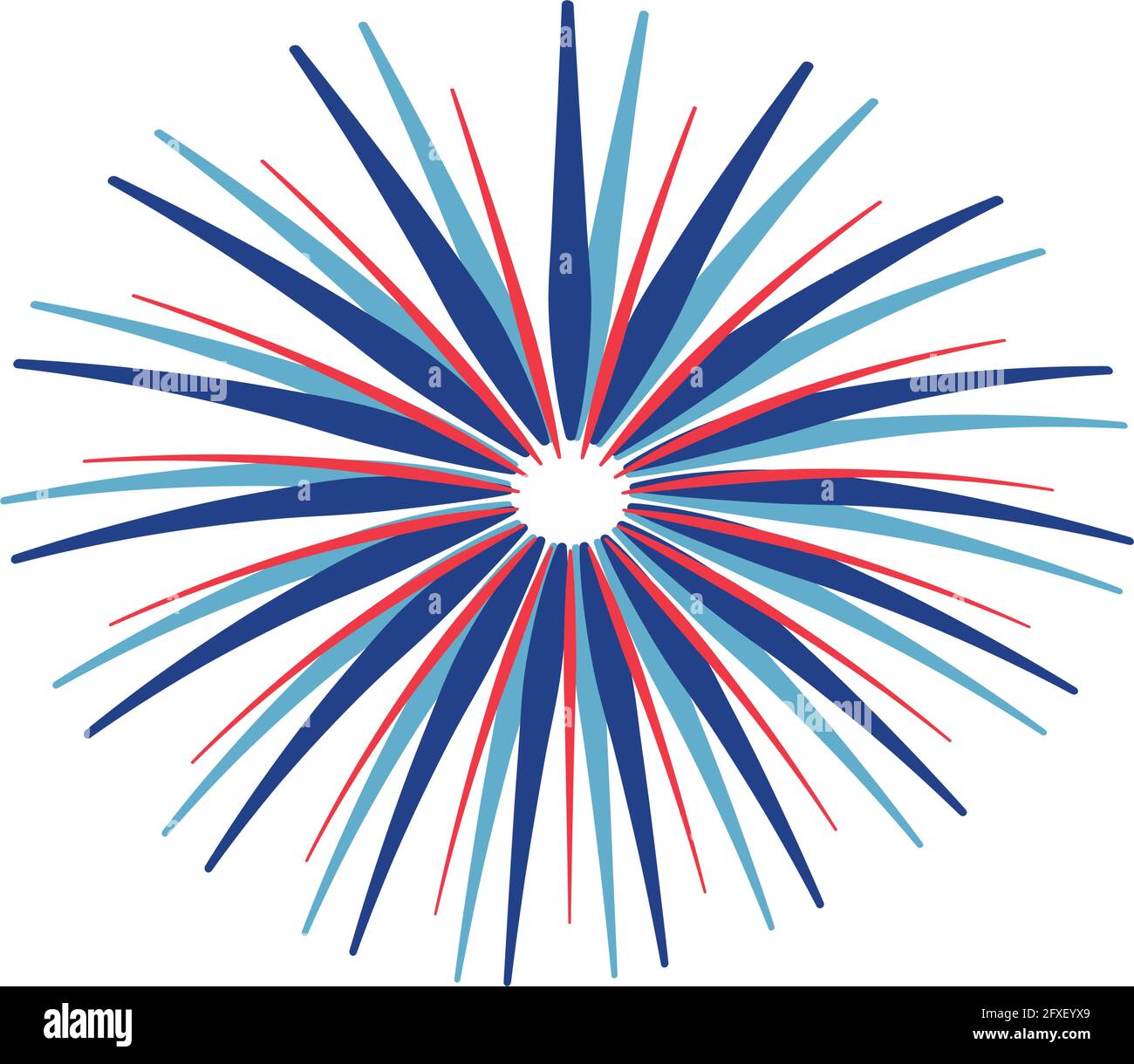 Fireworks on sky night Cut Out Stock Images & Pictures - Alamy