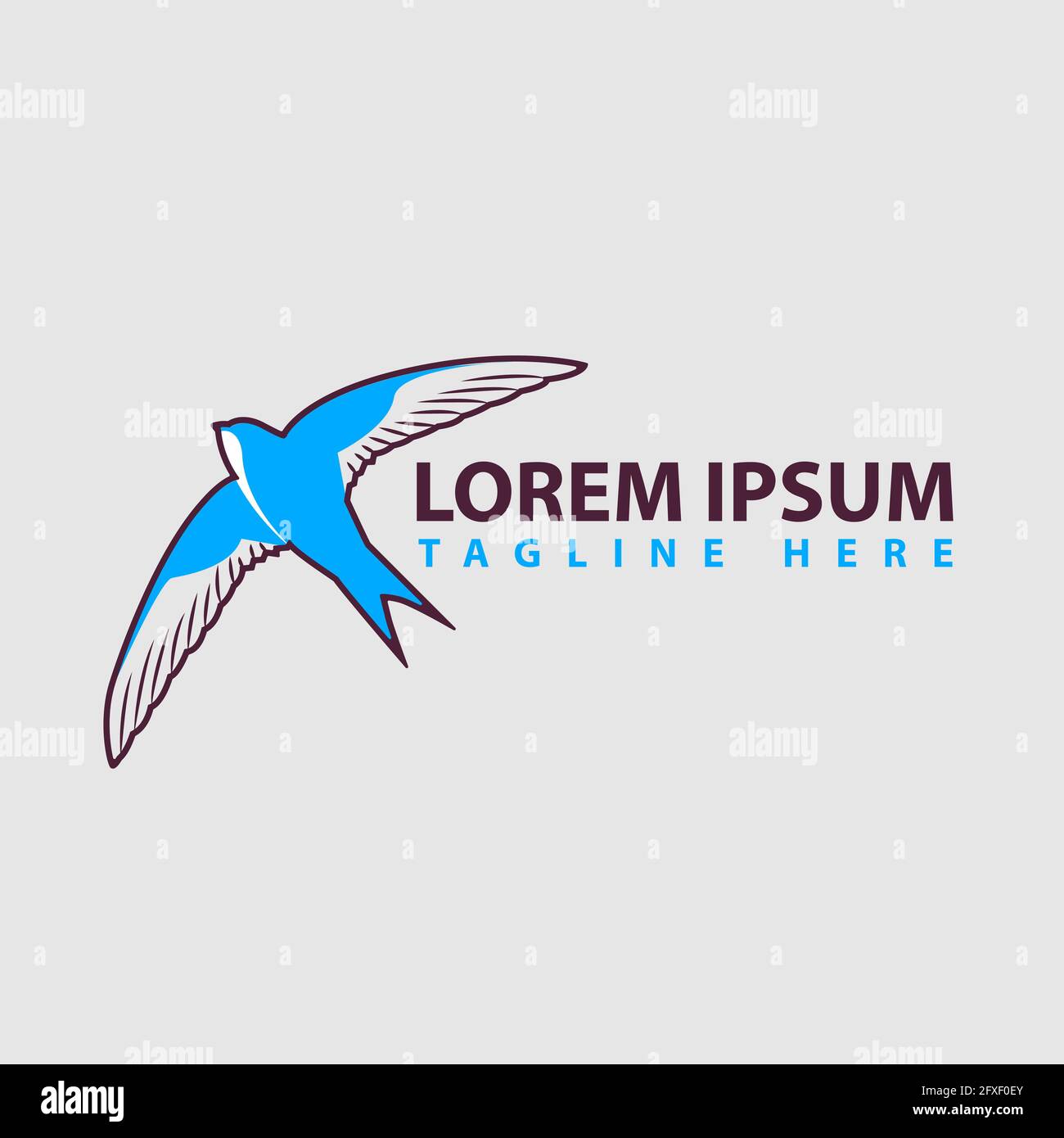 silhouette of Birds flying swallow bird logo vector design Vector ...