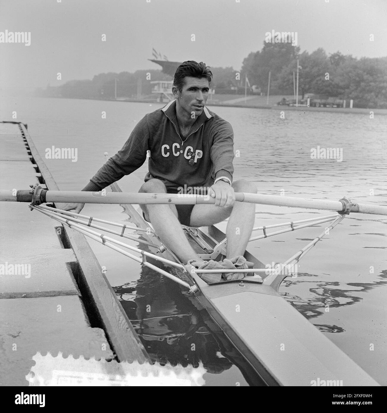 Training European rowing championships, Rus Ivanov times training ...