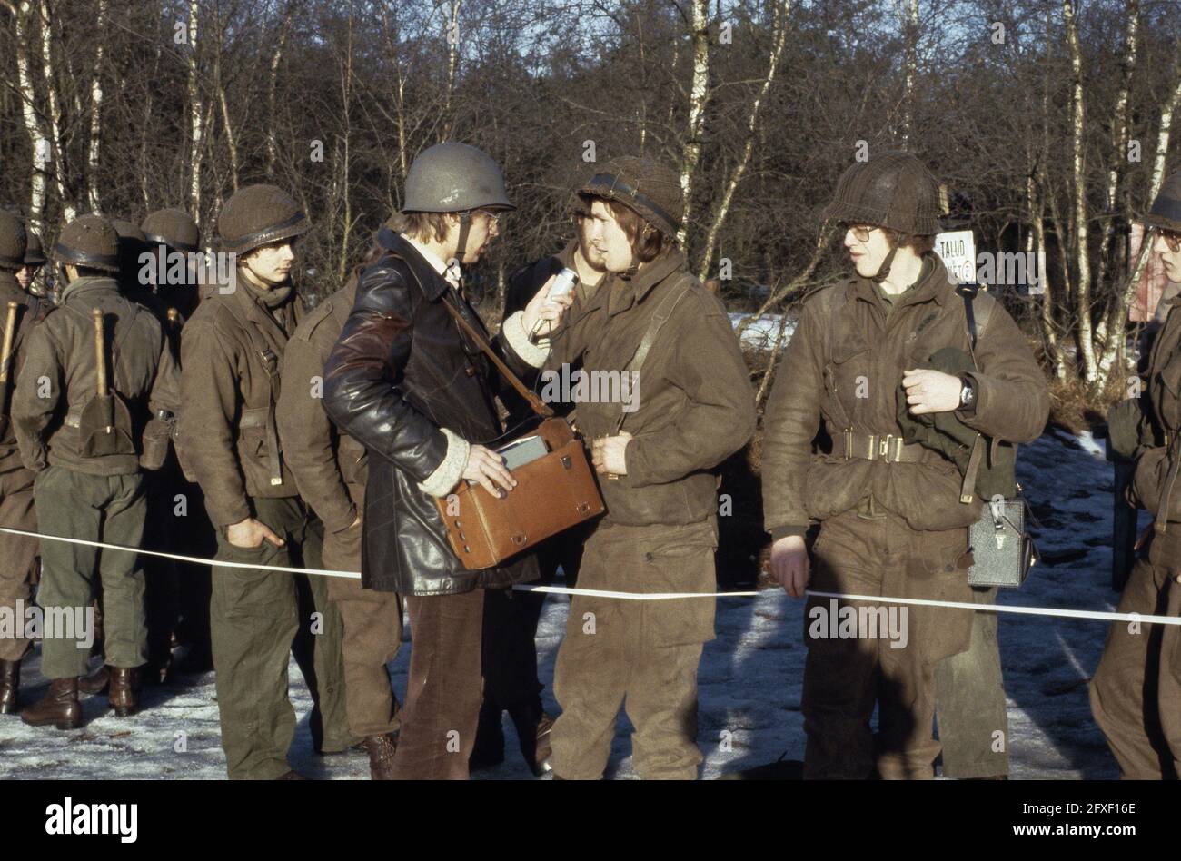 Training soldiers going to Lebanon in Unifil context, June 10, 1978 ...