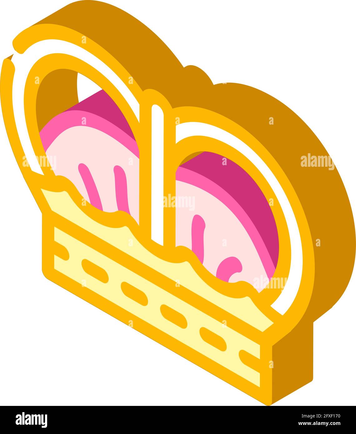 crown spain king isometric icon vector illustration Stock Vector Image ...