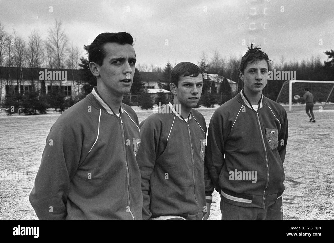 Training Dutch National Football Team, the three newcomers, from left ...