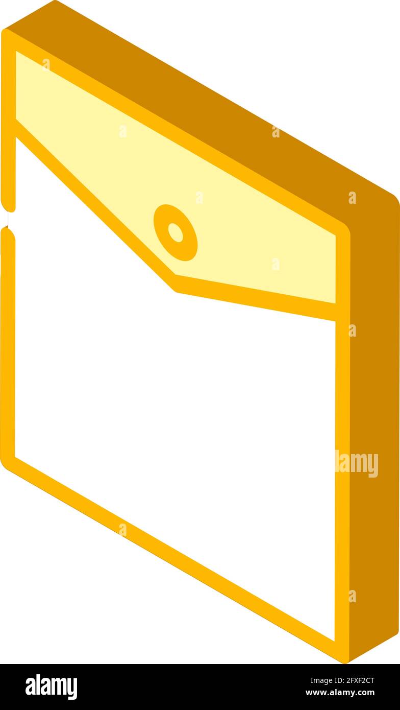 inside pocket isometric icon vector illustration Stock Vector Image ...