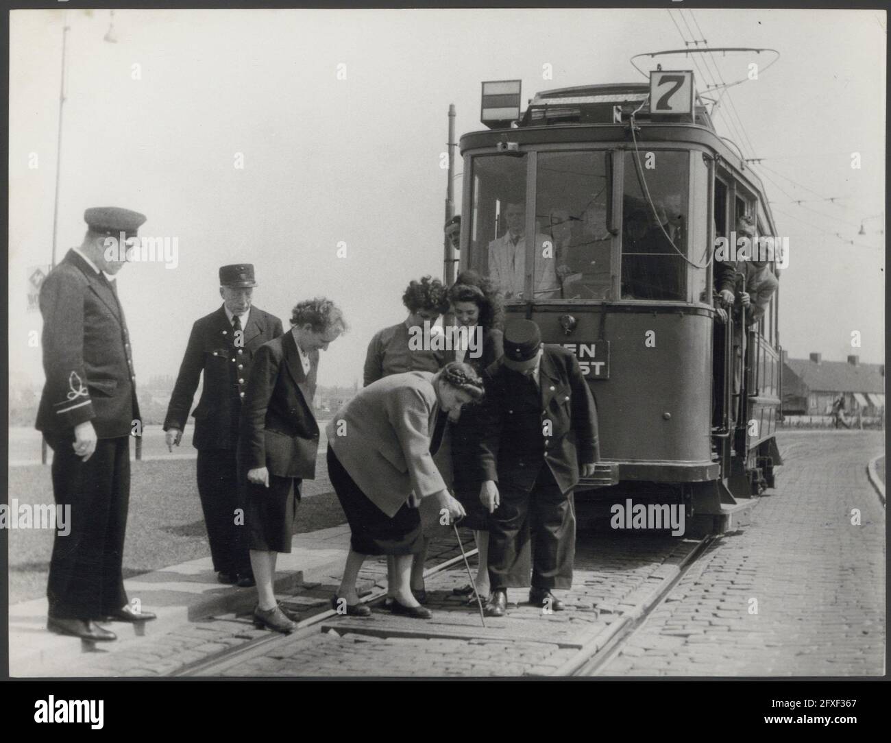 Tram conductors learn hi-res stock photography and images - Alamy