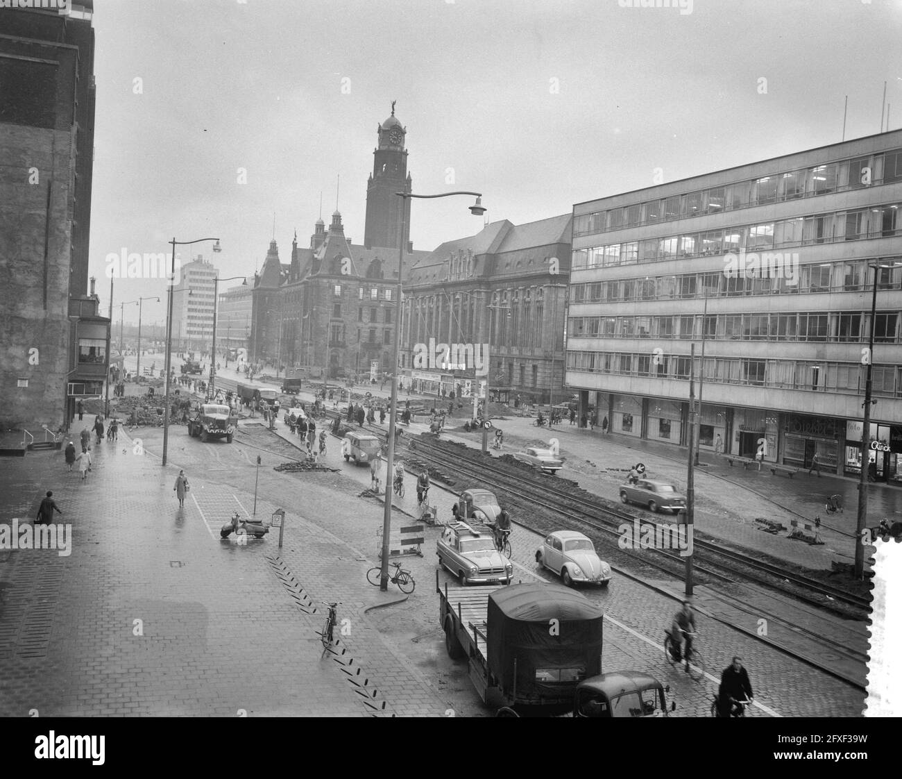 Tram rerouting hi-res stock photography and images - Alamy