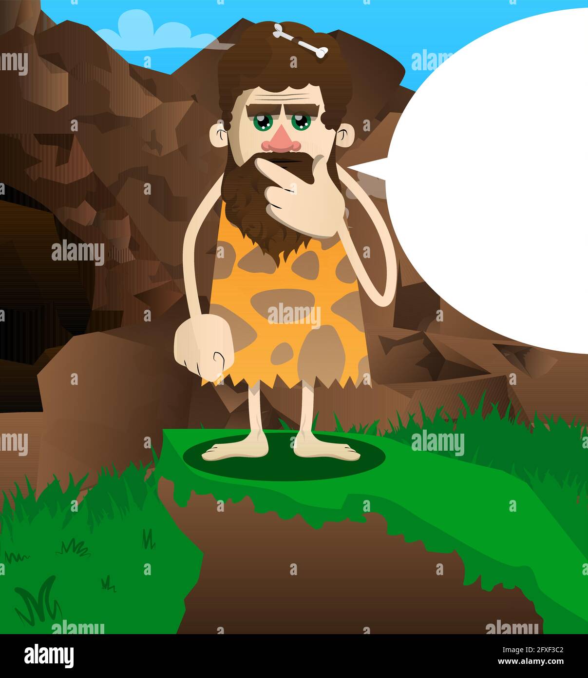 Cartoon Clever Man Pointing High Resolution Stock Photography and ...