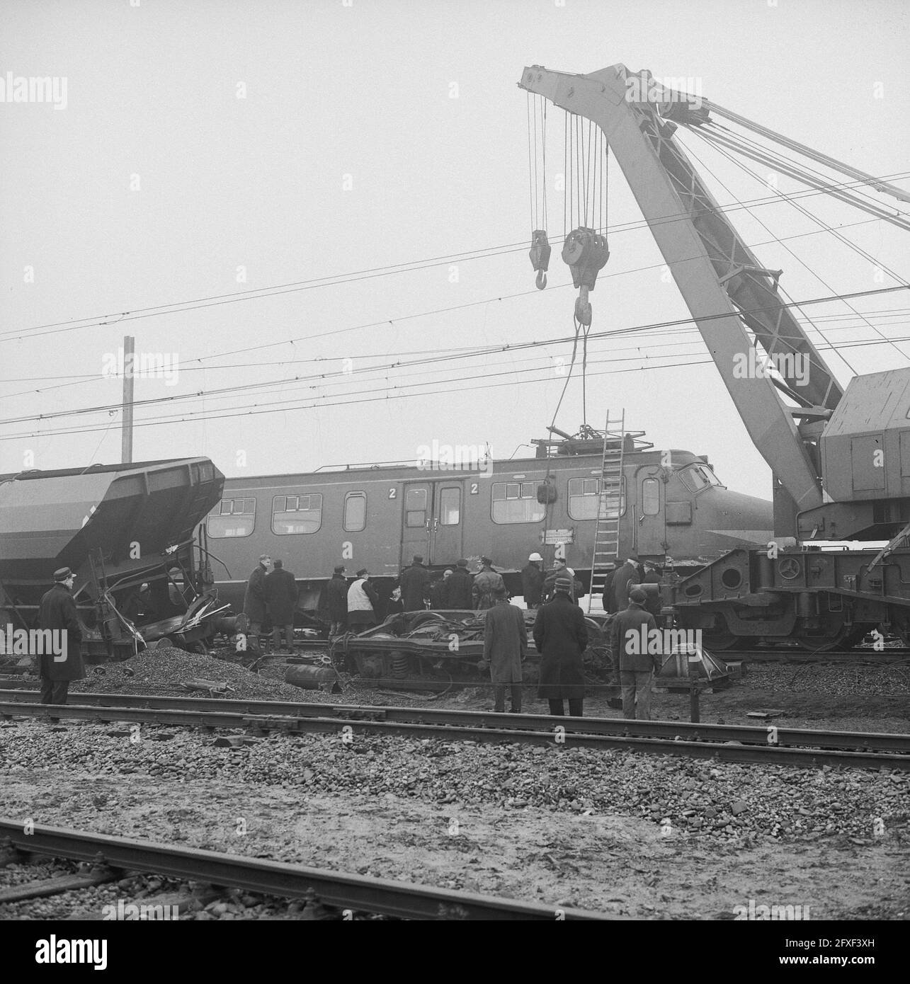 Freight train accident Black and White Stock Photos & Images - Alamy