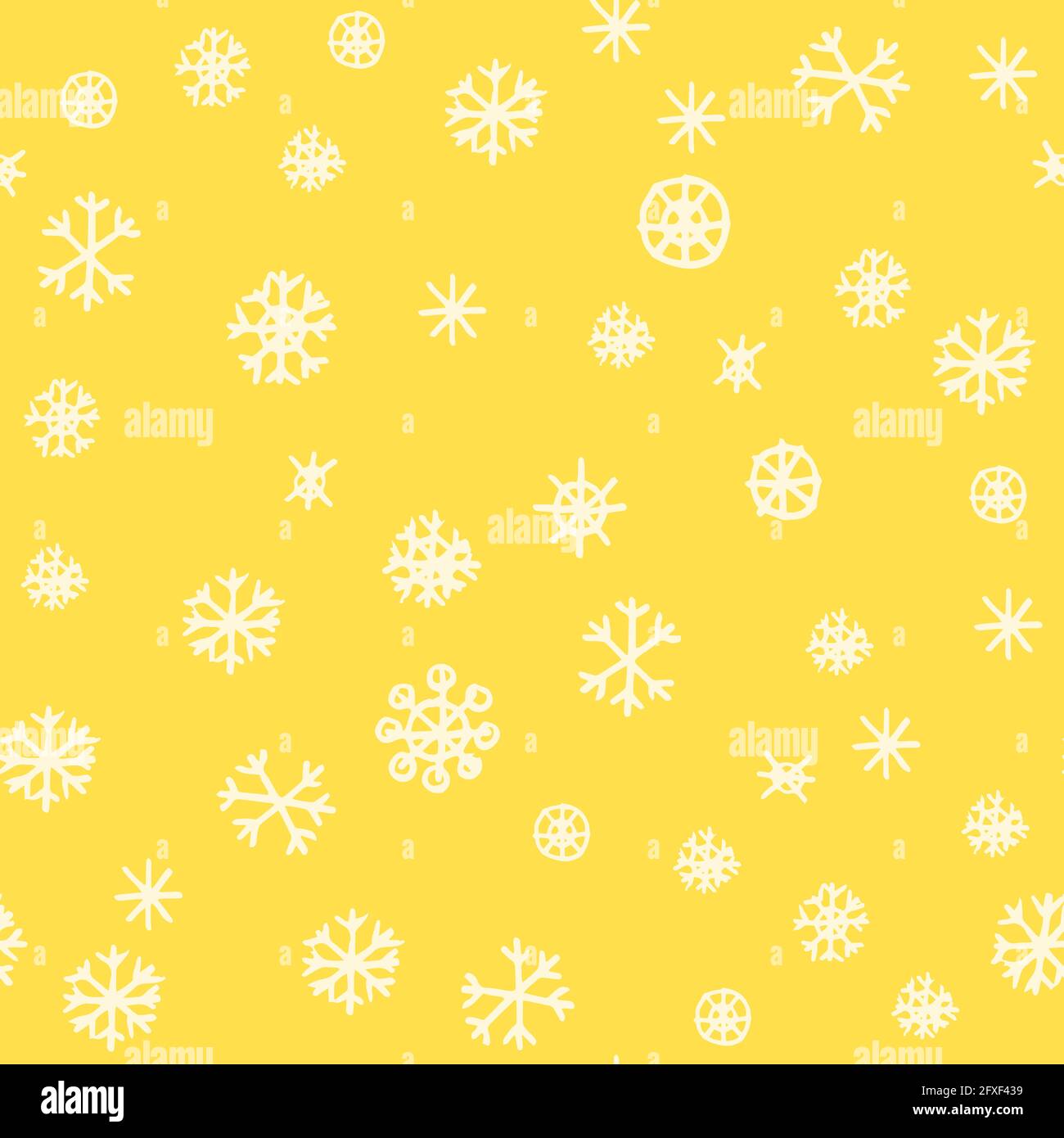 Snow and winter. Seamless illustration. Cartoon style sketch love. Hand ...