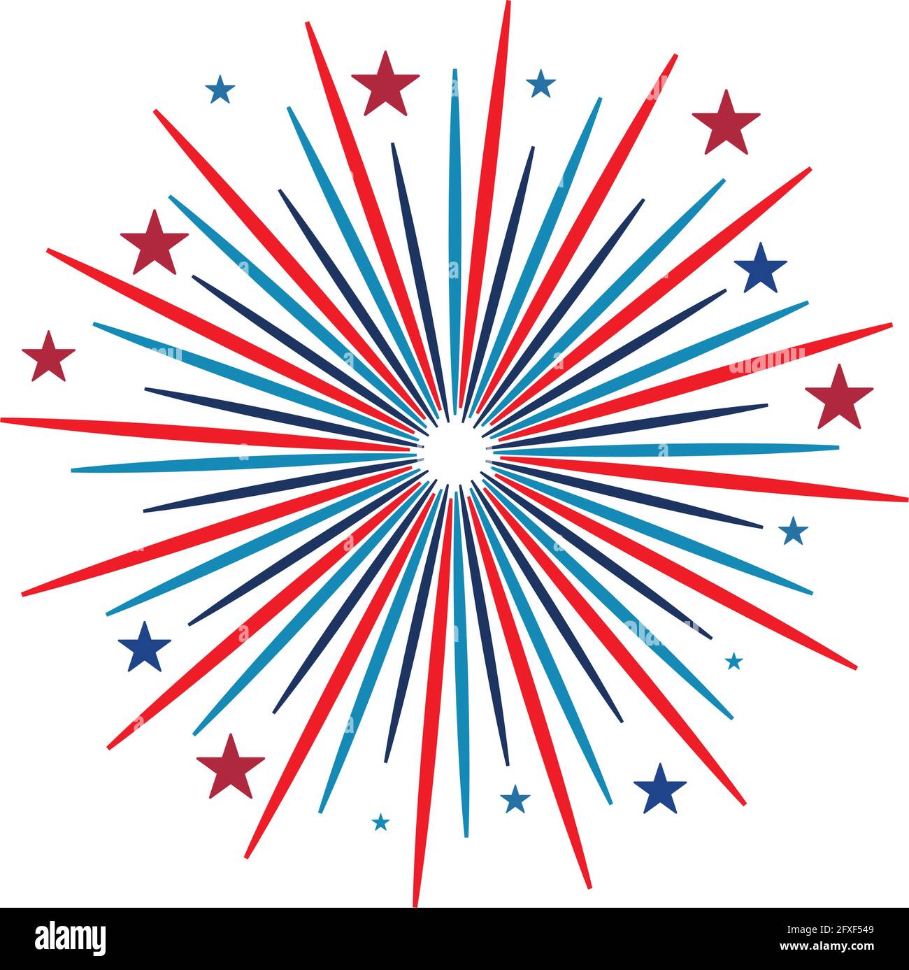 firework burst with stars around Stock Vector Image & Art - Alamy