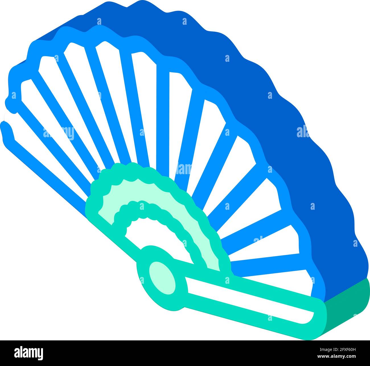fan spain isometric icon vector illustration Stock Vector Image & Art ...