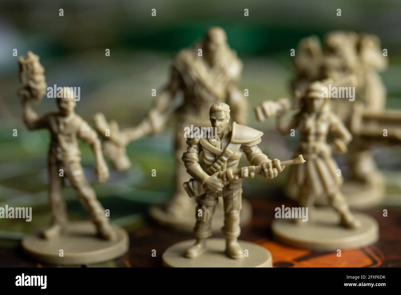 Roseville, MN, USA, 02.04.2021 - Fallout Board Game Plastic Figures on ...