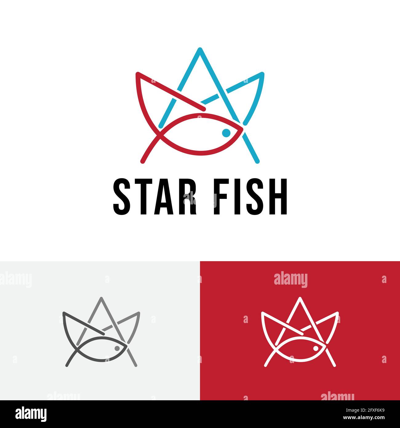 Star fish vector vectors hi-res stock photography and images - Alamy