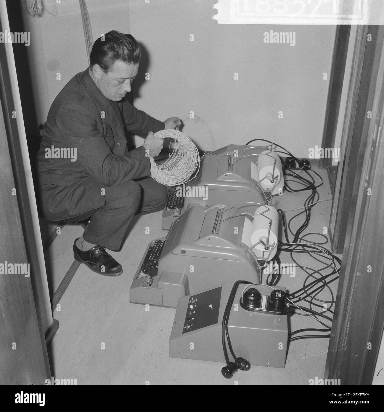 Telex connections hi-res stock photography and images - Alamy