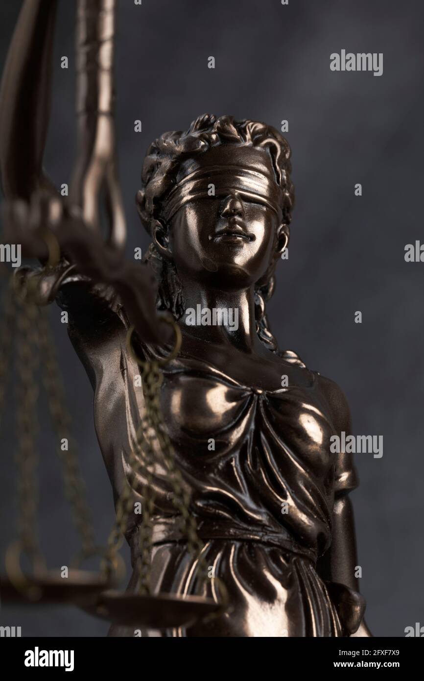 crime and law concept, statue of justice Stock Photo - Alamy