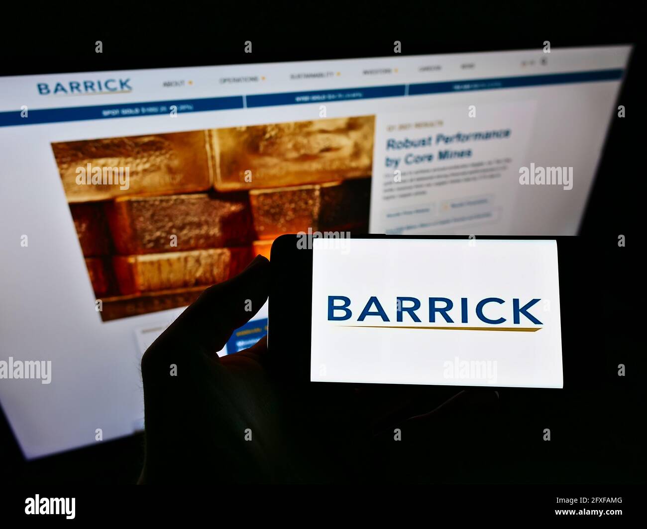 Barrick logo hi-res stock photography and images - Alamy