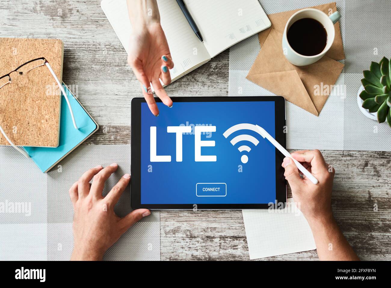LTE, 4G, 5G Fast wireless internet connection, Telecommunication and ...