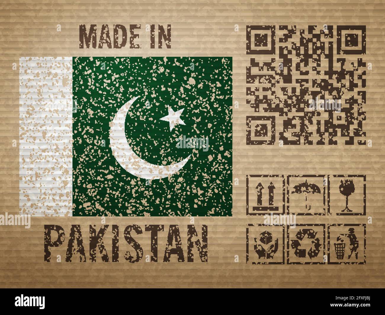Made in pakistan badge hi-res stock photography and images - Alamy