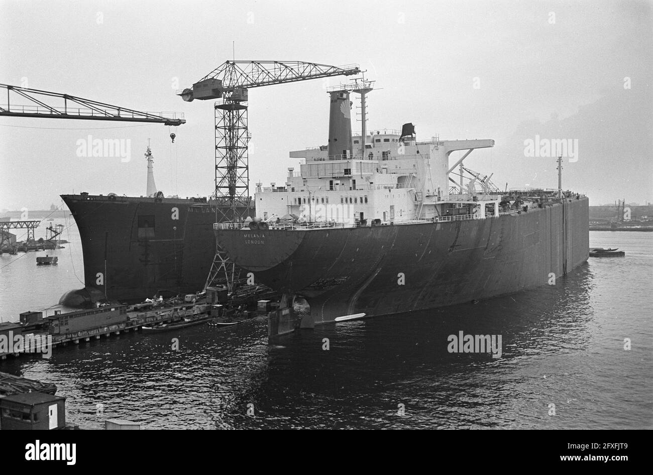 Supertanker melania under construction lie side hi-res stock photography and images - Alamy