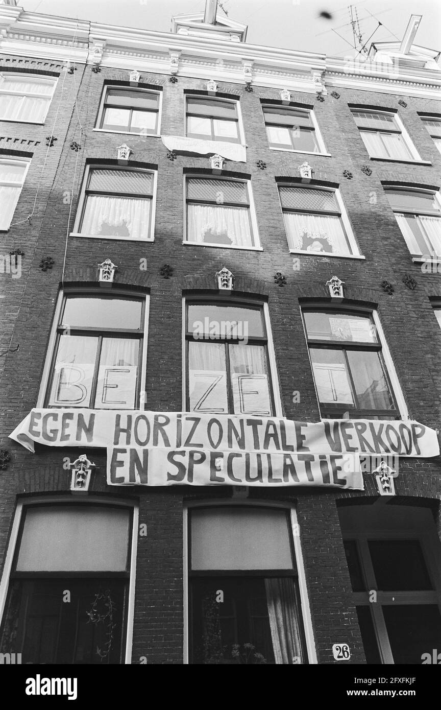 Two floors in Amsterdam occupied in protest against horizontal sales ...