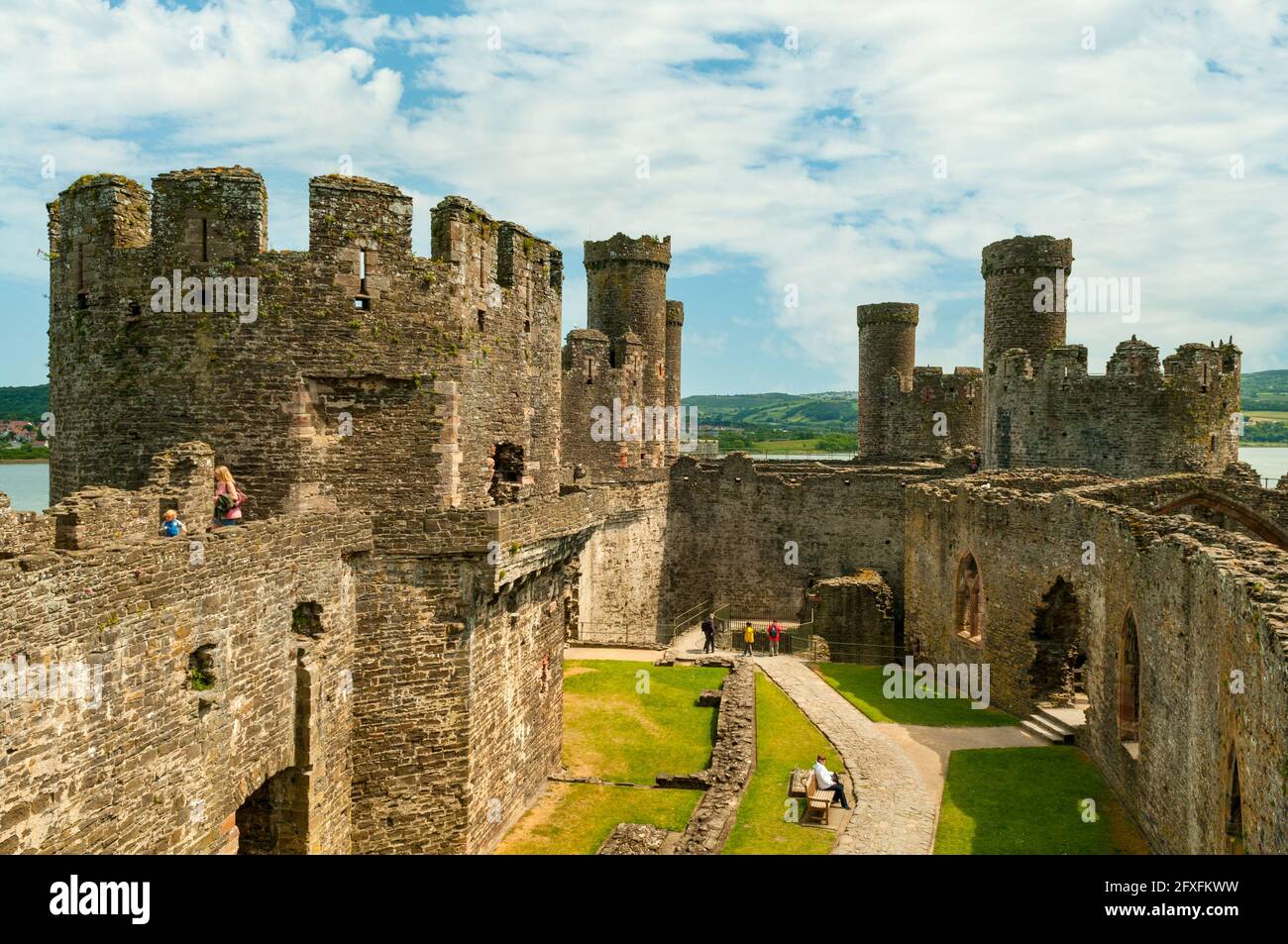 Conwy Castle, Conwy, Wales Stock Photo - Alamy