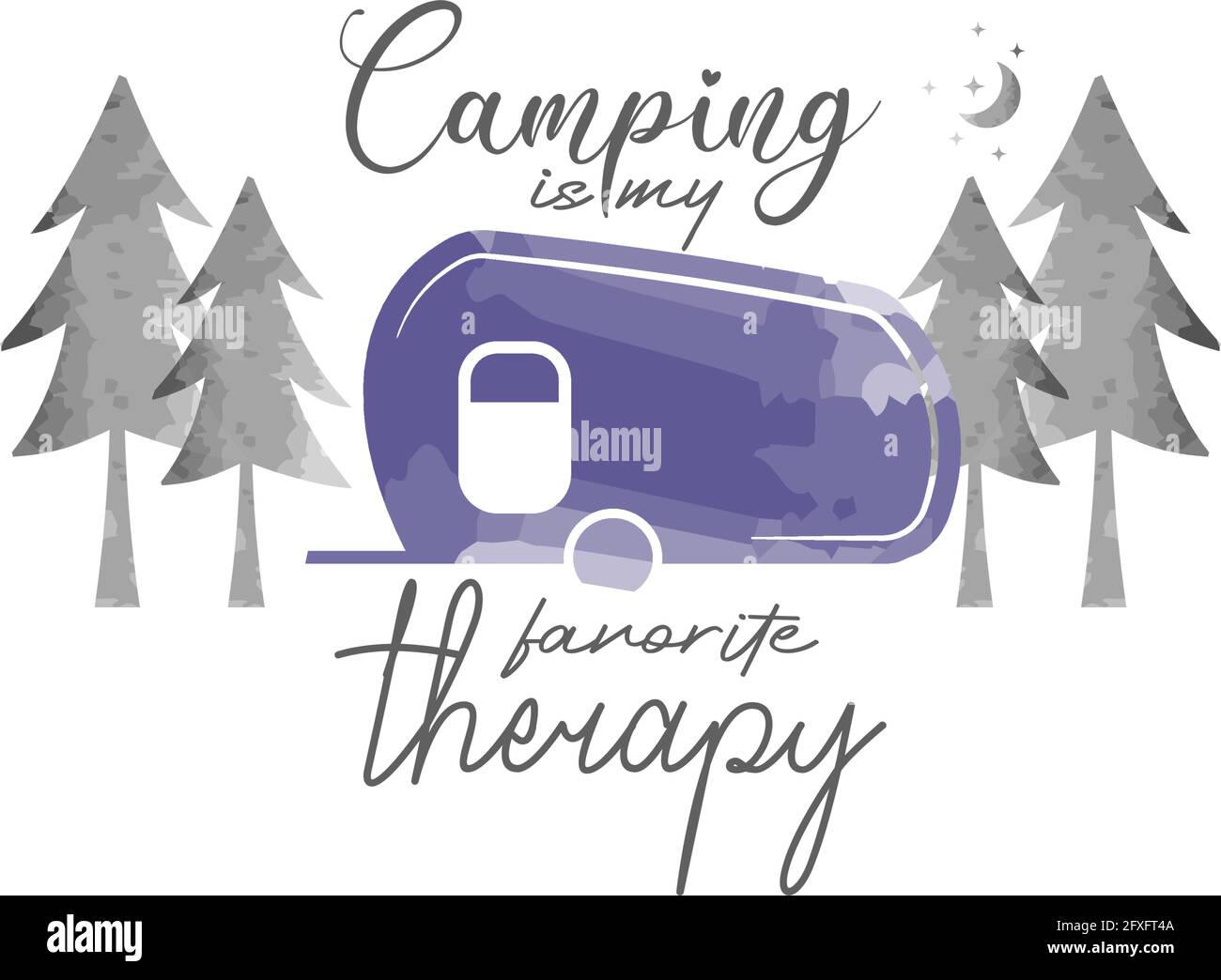 Camping typography hi-res stock photography and images - Alamy