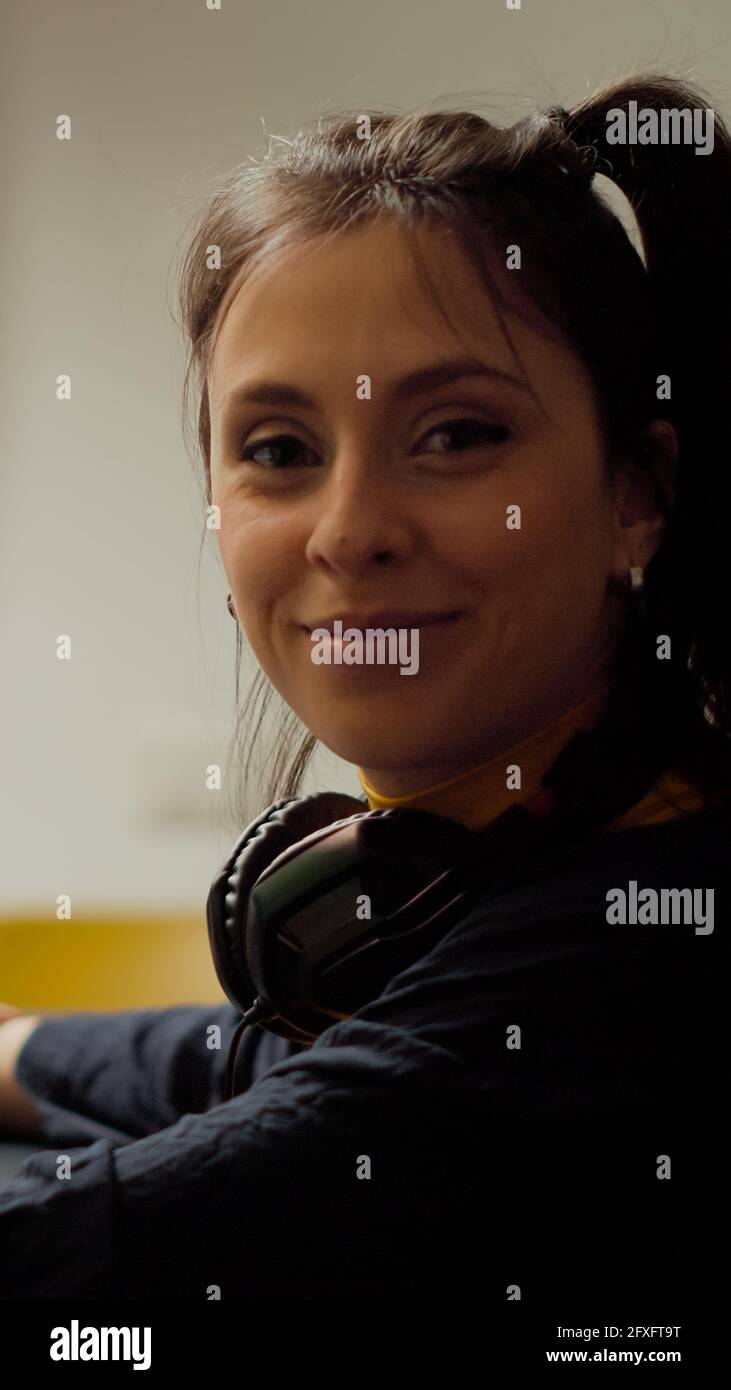 Focused streamer gamer looking camera hi-res stock photography and ...