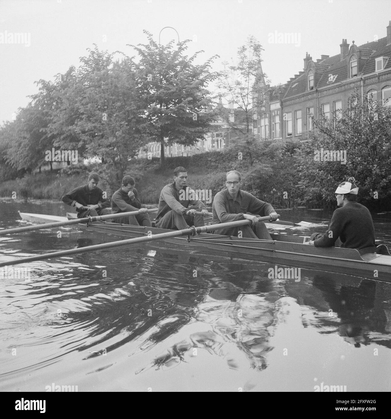Utrecht student rowing association triton trains hi-res stock ...