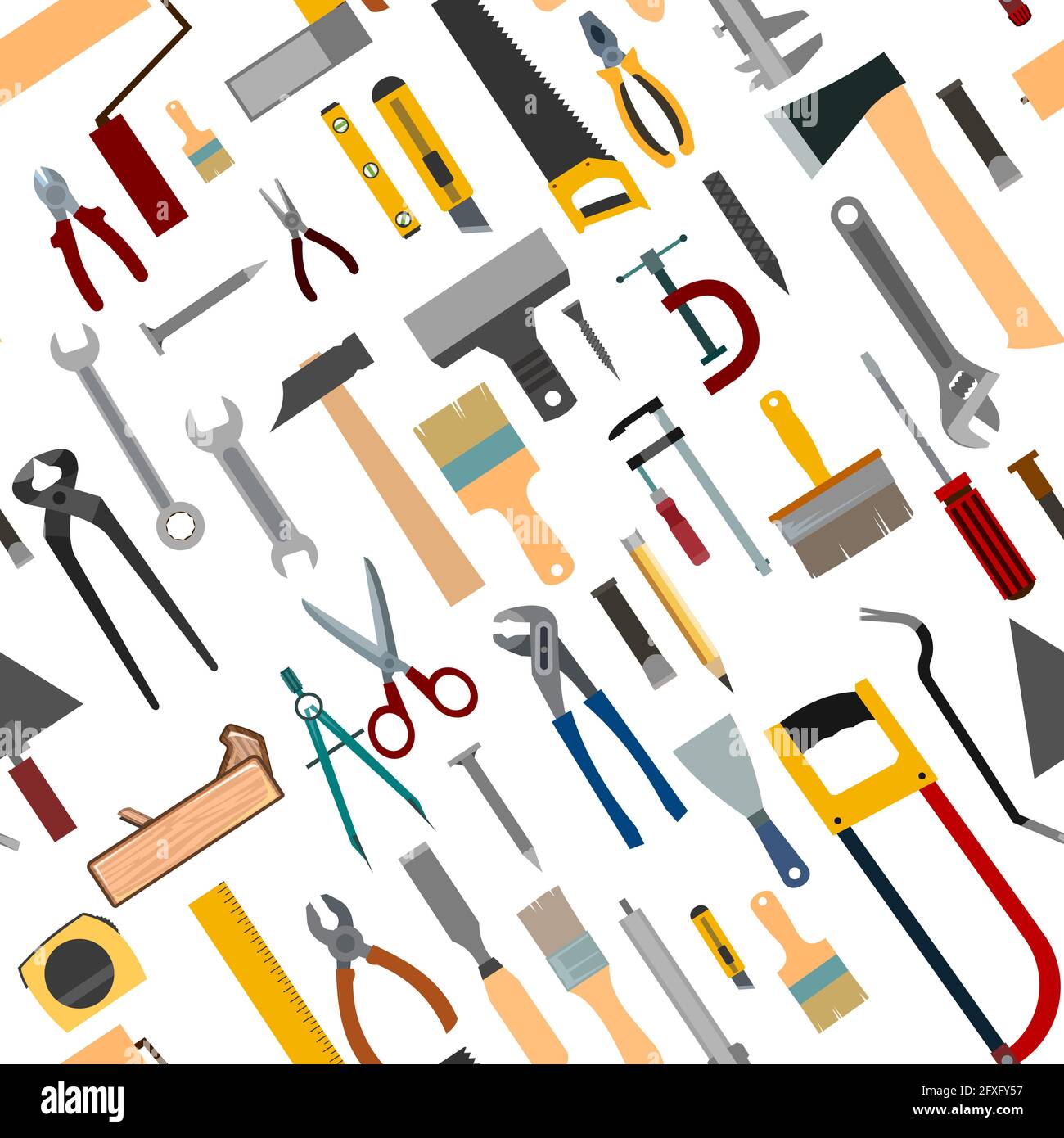 Construction tools. Background. For work as a painter carpenter builder ...