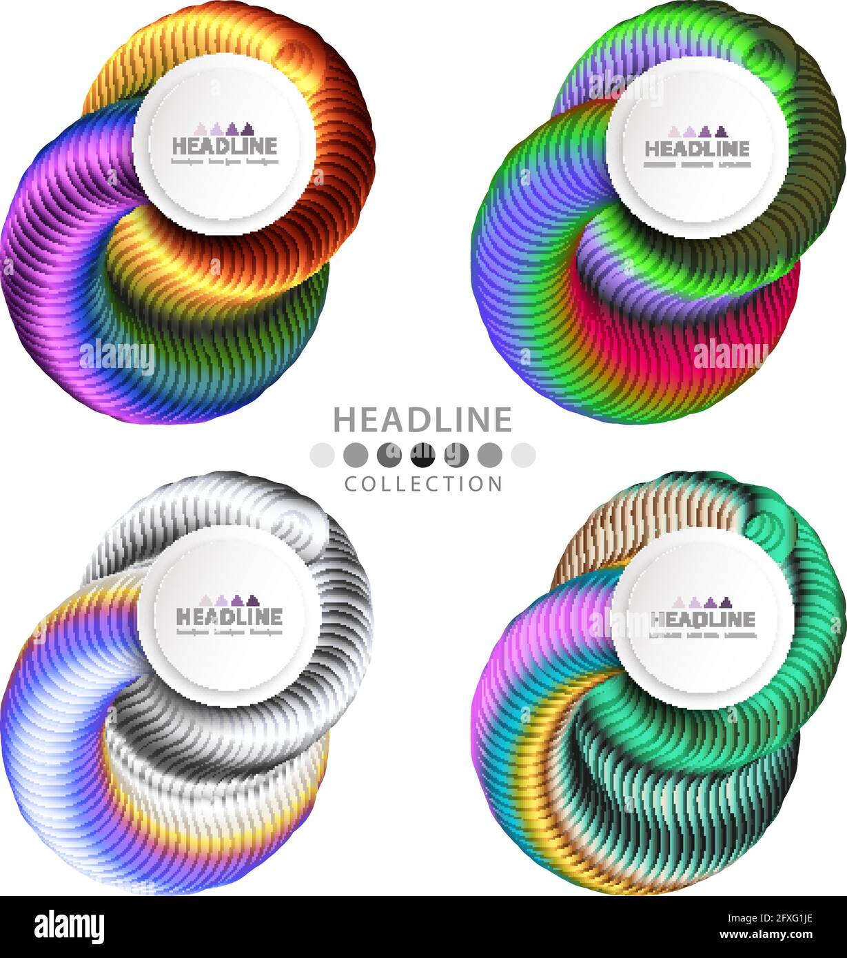 Brochure header colorful layout background template design collection ...