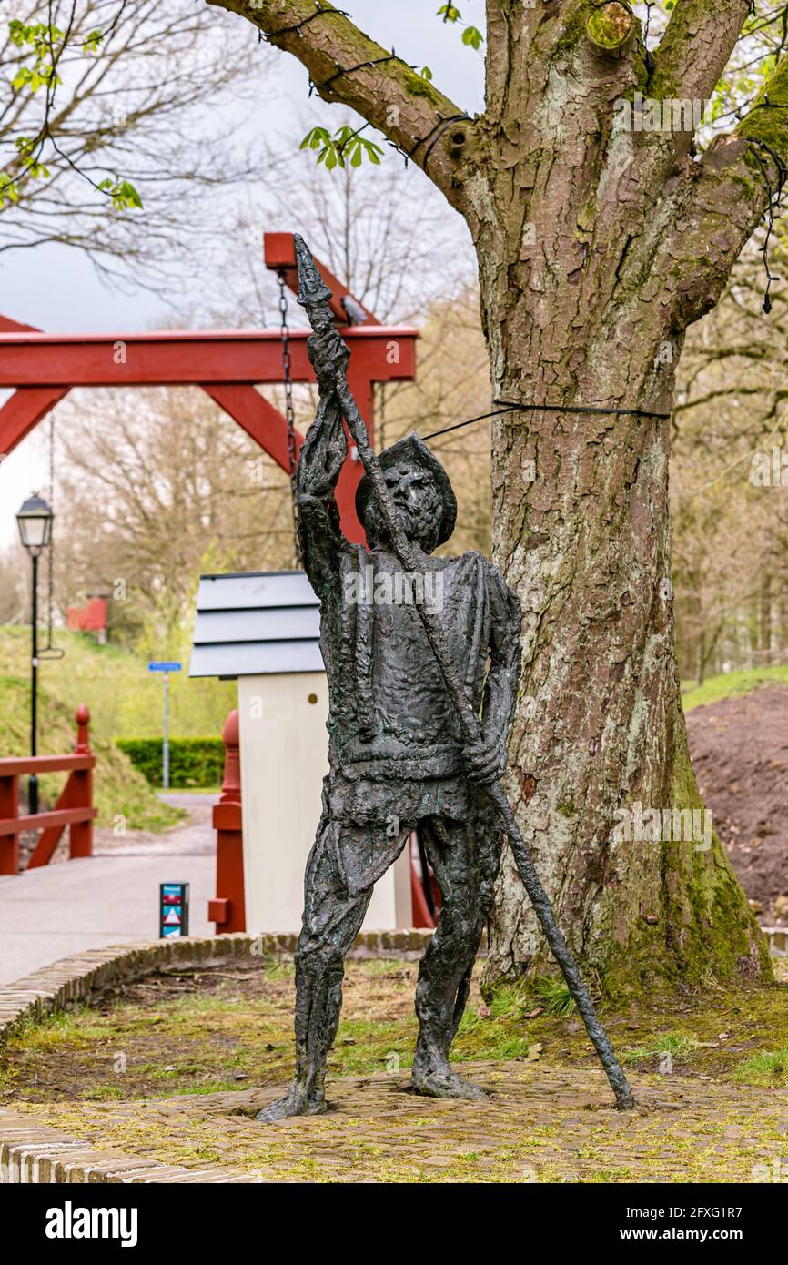Dutch fortified little village Bourtange in The Netherlands Stock Photo ...