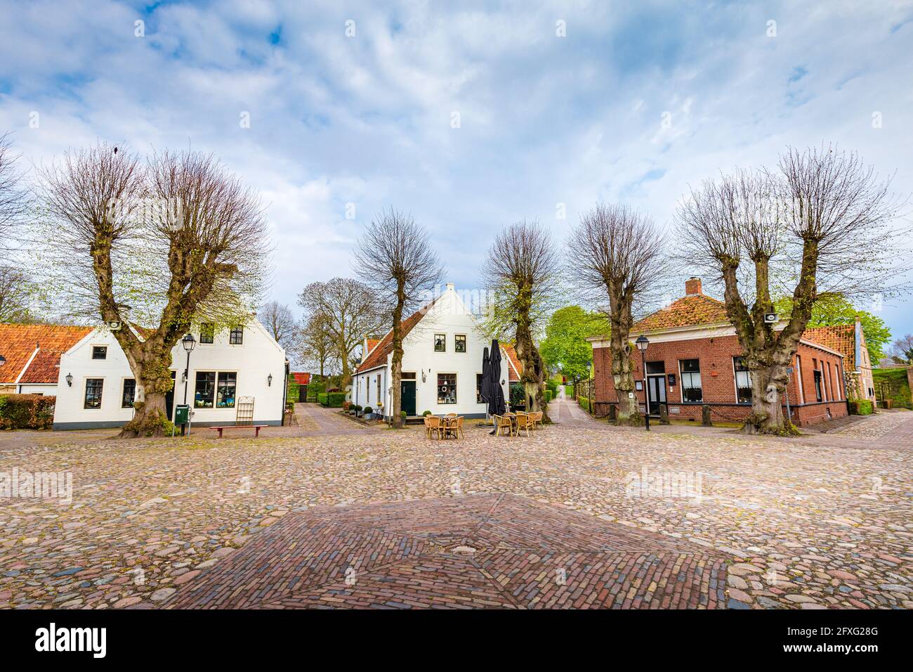 Dutch fortified little village Bourtange in The Netherlands Stock Photo ...