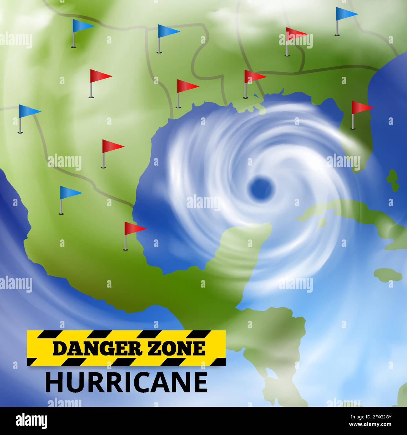 Hurricane Weather Map High Resolution Stock Photography and Images - Alamy