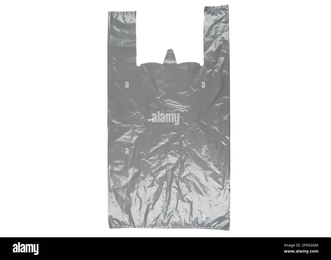 Plastic bag isolated on white background. Empty plastic bag isolated ...