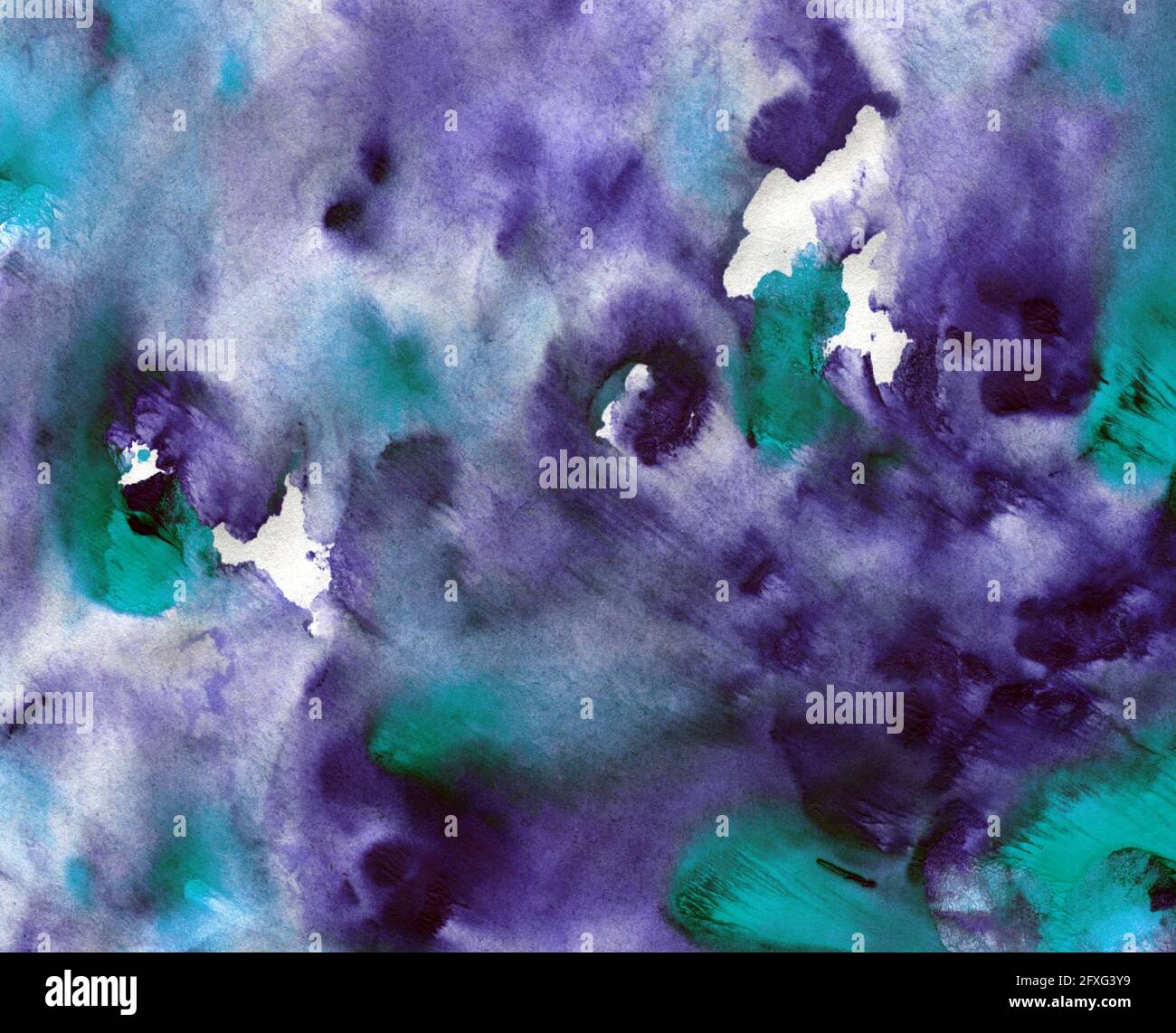 Abstract colorful background with hand-painted frozen texture ...