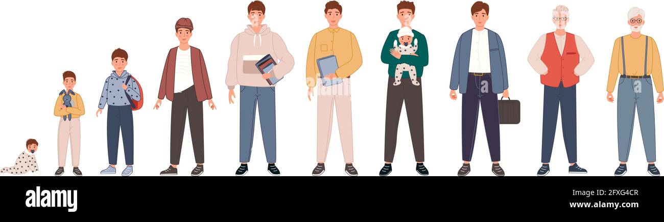 Human life cycles Cut Out Stock Images & Pictures - Alamy