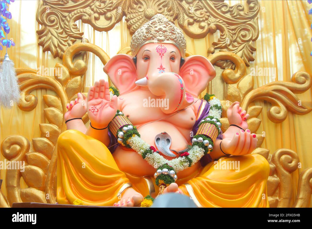 Ganesha Festival, Lord Ganesha in pune city - Image Stock Photo - Alamy