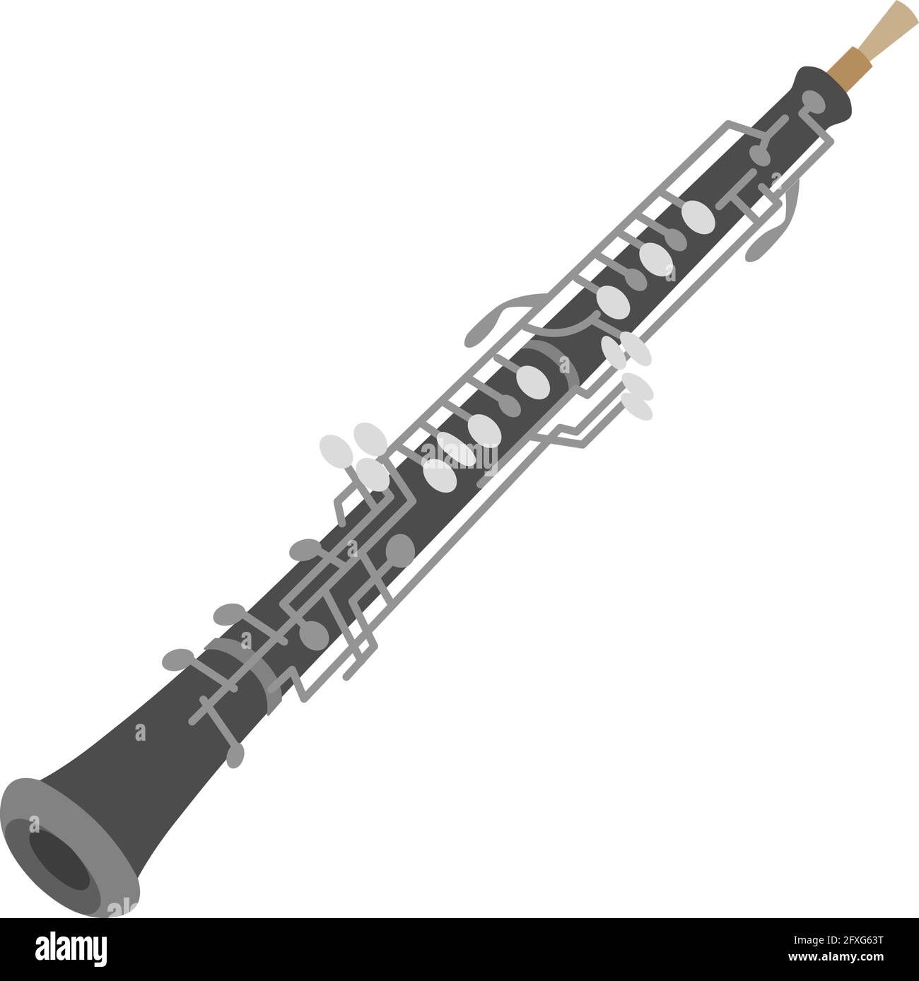 Oboe. Vector illustration that is easy to edit Stock Vector Image & Art ...
