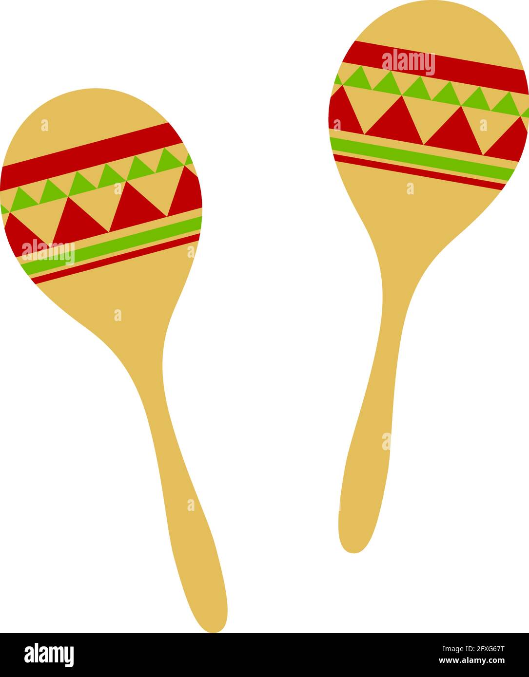 Maracas.Vector illustration that is easy to edit Stock Vector Image ...