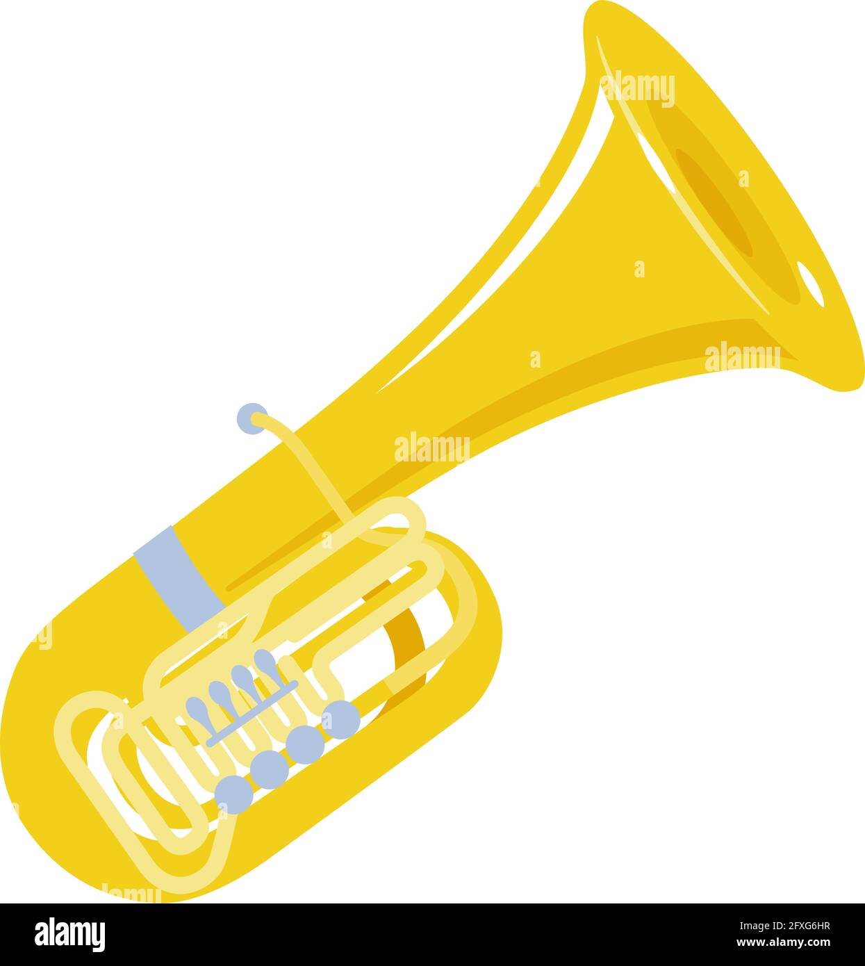 tuba. Vector illustration that is easy to edit Stock Vector Image & Art ...