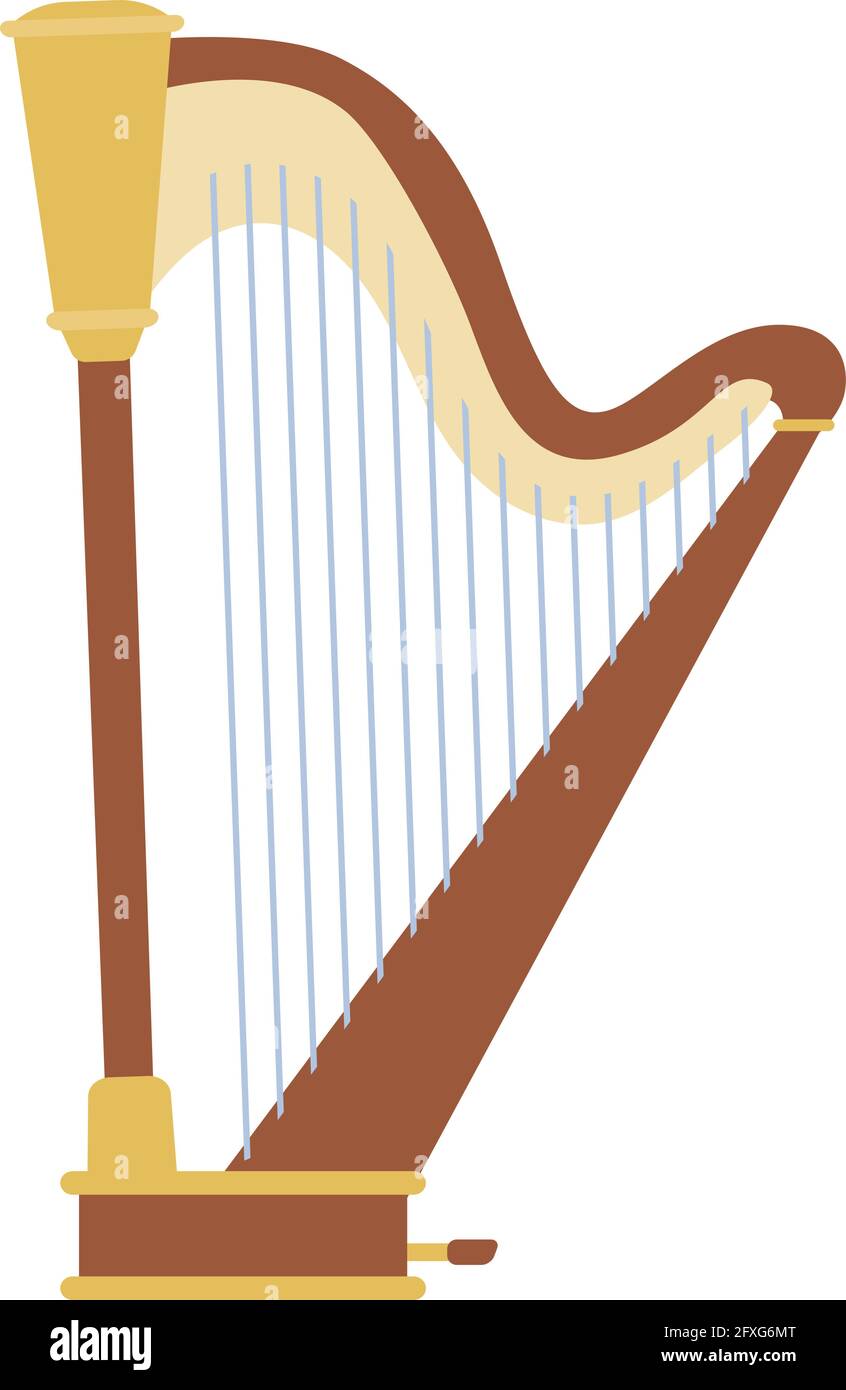 harp. Vector illustration that is easy to edit Stock Vector Image & Art ...