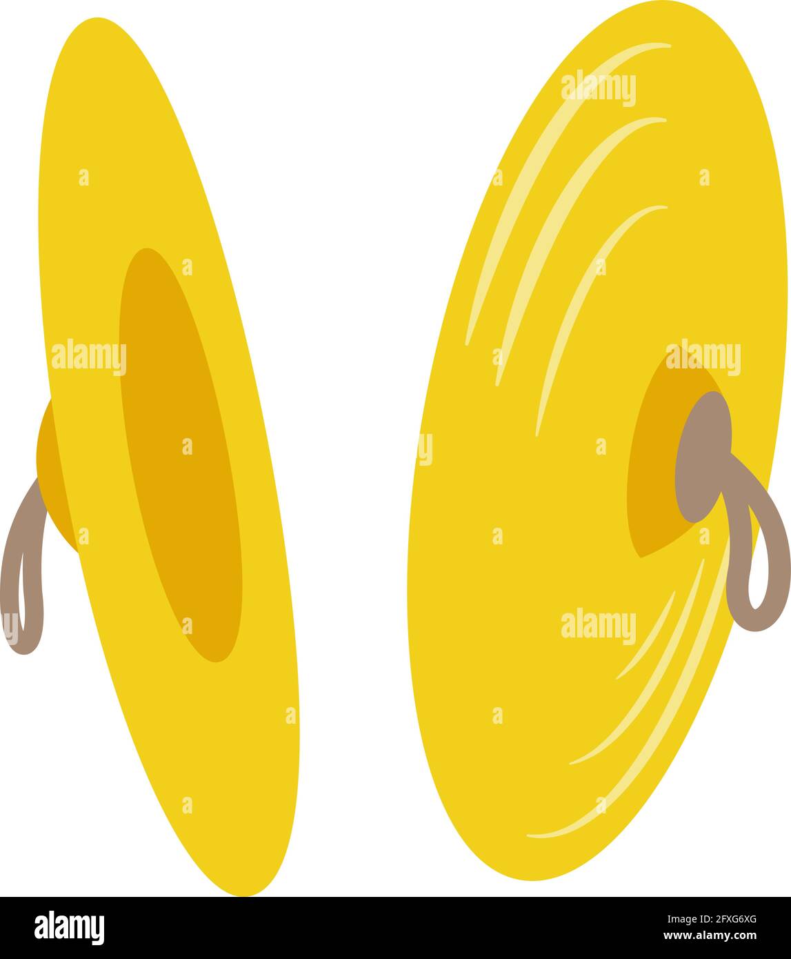 cymbal.Vector illustration that is easy to edit Stock Vector Image ...