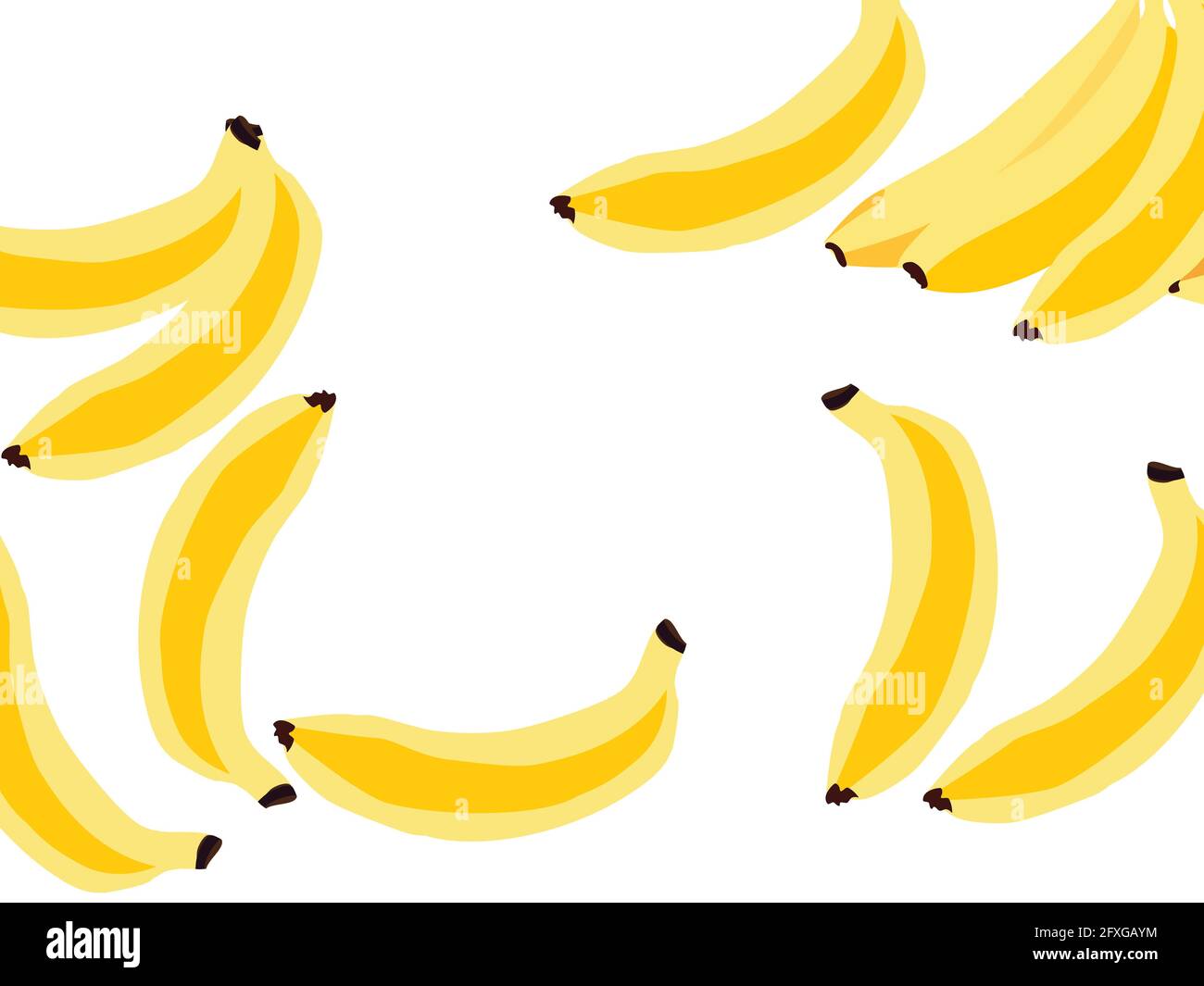 Banana background vector pattern Stock Vector Image & Art - Alamy