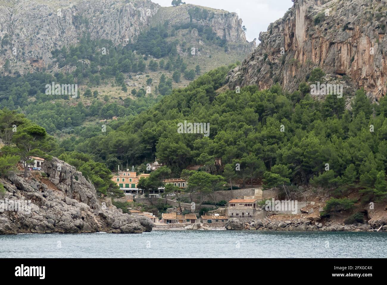 Majorca 2018: the tiny coastal village of Sa Calobra Stock Photo - Alamy