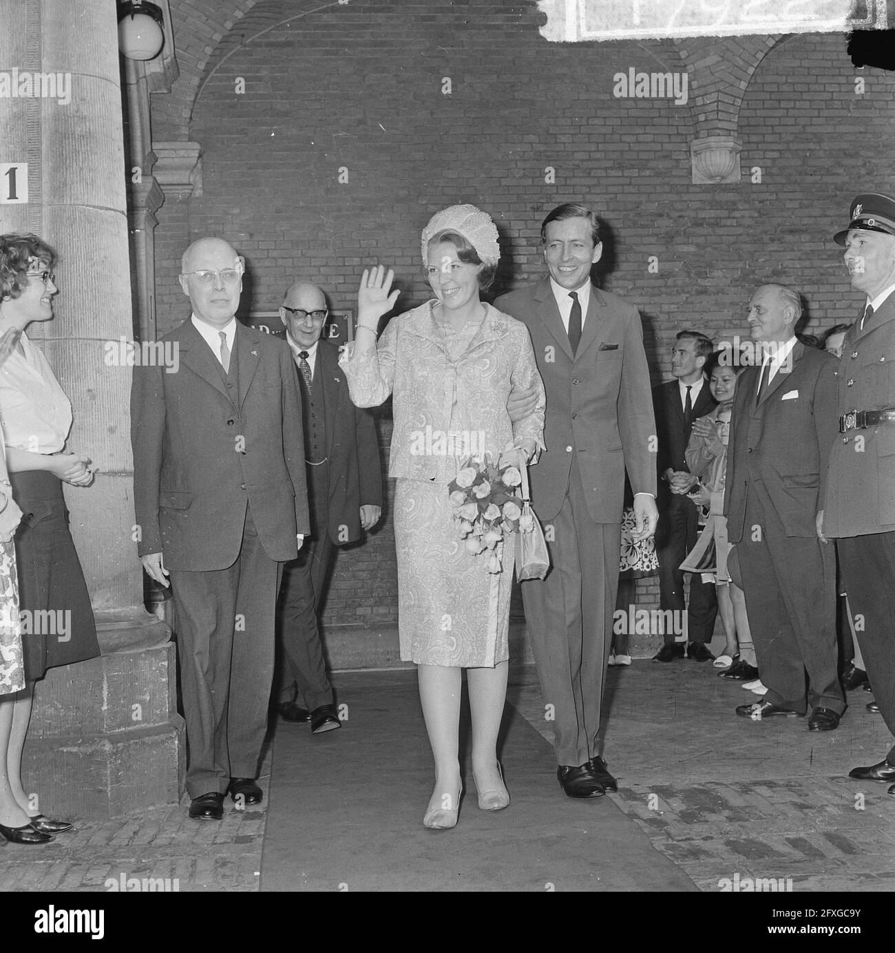 Engaged couple at Council of State, afterward left Dr. Beel and Cort ...